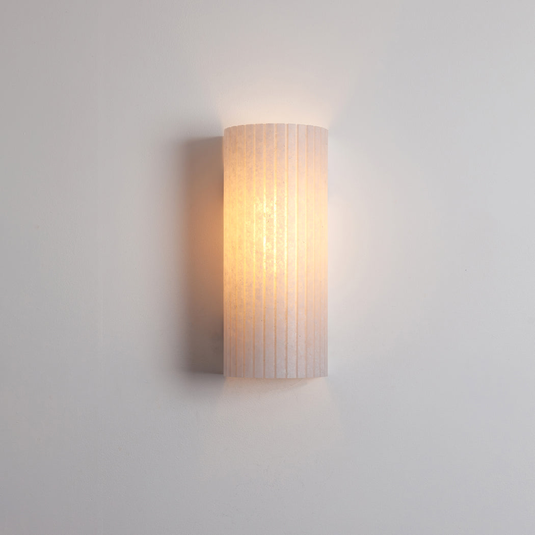 "Rian" Wall Light | Reeded Wall Light | Scalloped Wall Sconce | Spark ...