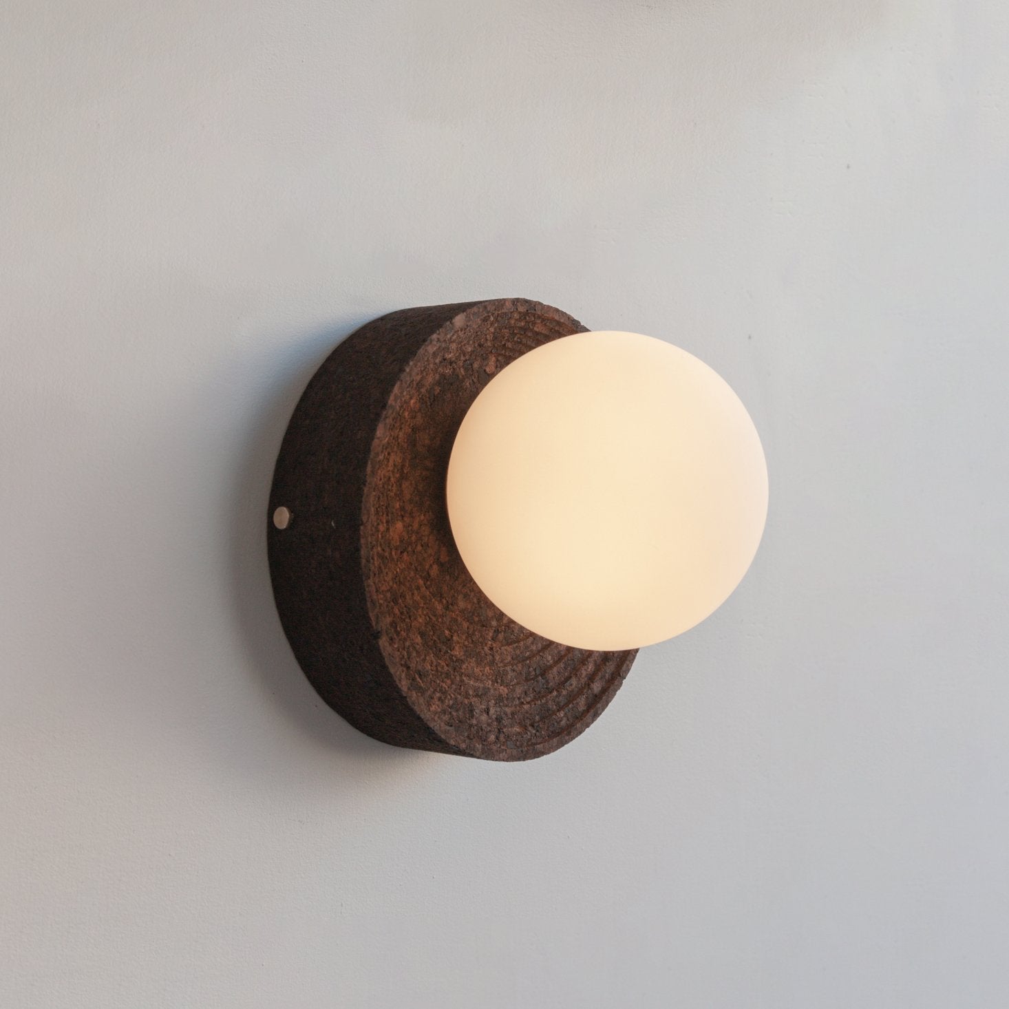"Solas" Wall Light - Cork | Spark & Bell - Spark & Bell
