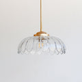 "Petal" Stemmed Pendant Light - Clear Glass | Spark & Bell - Spark & Bell